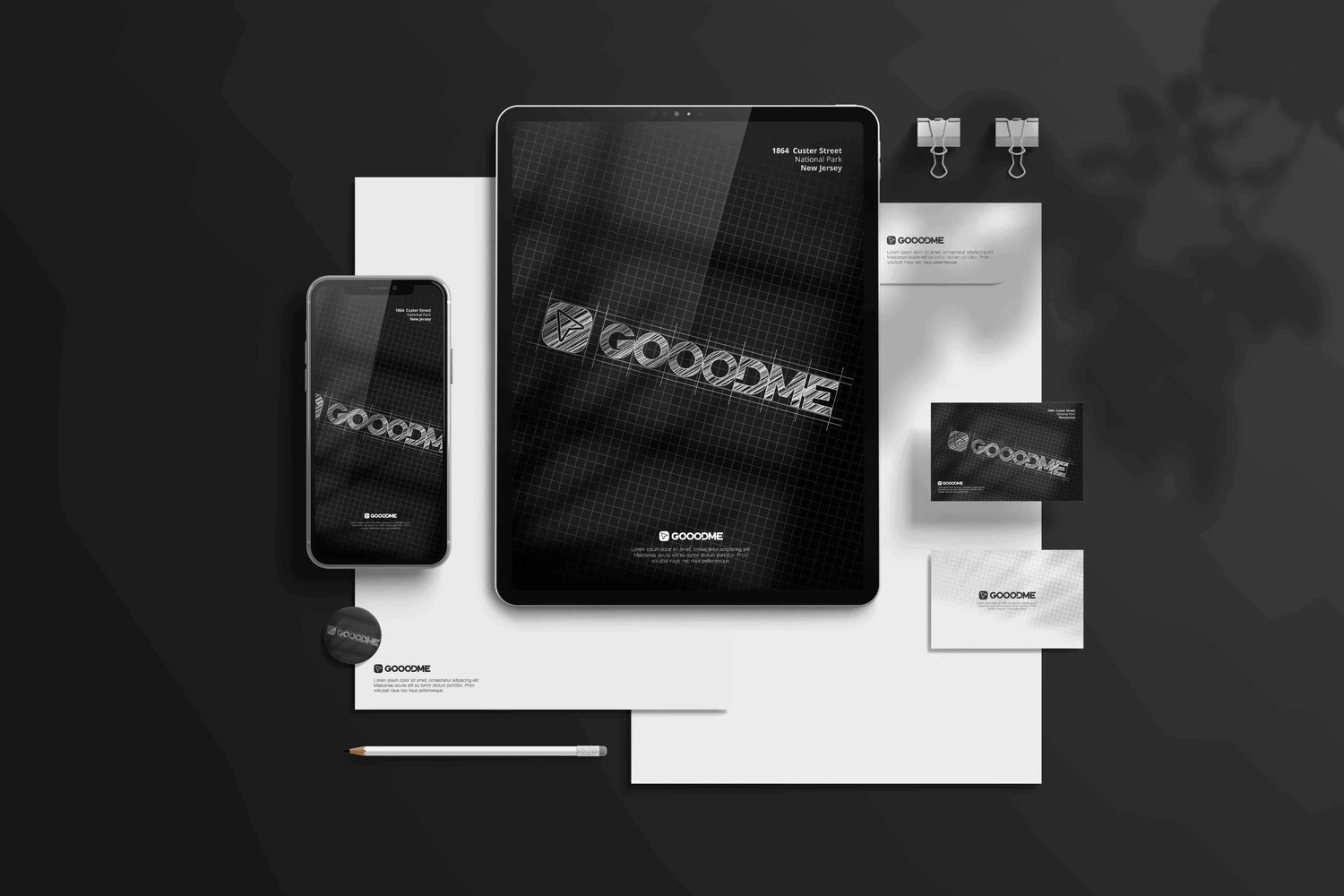 4007 27款高档酒店品牌VI提案设计PSD样机合集@GOOODME.COM _ 果觅网（gooodme）